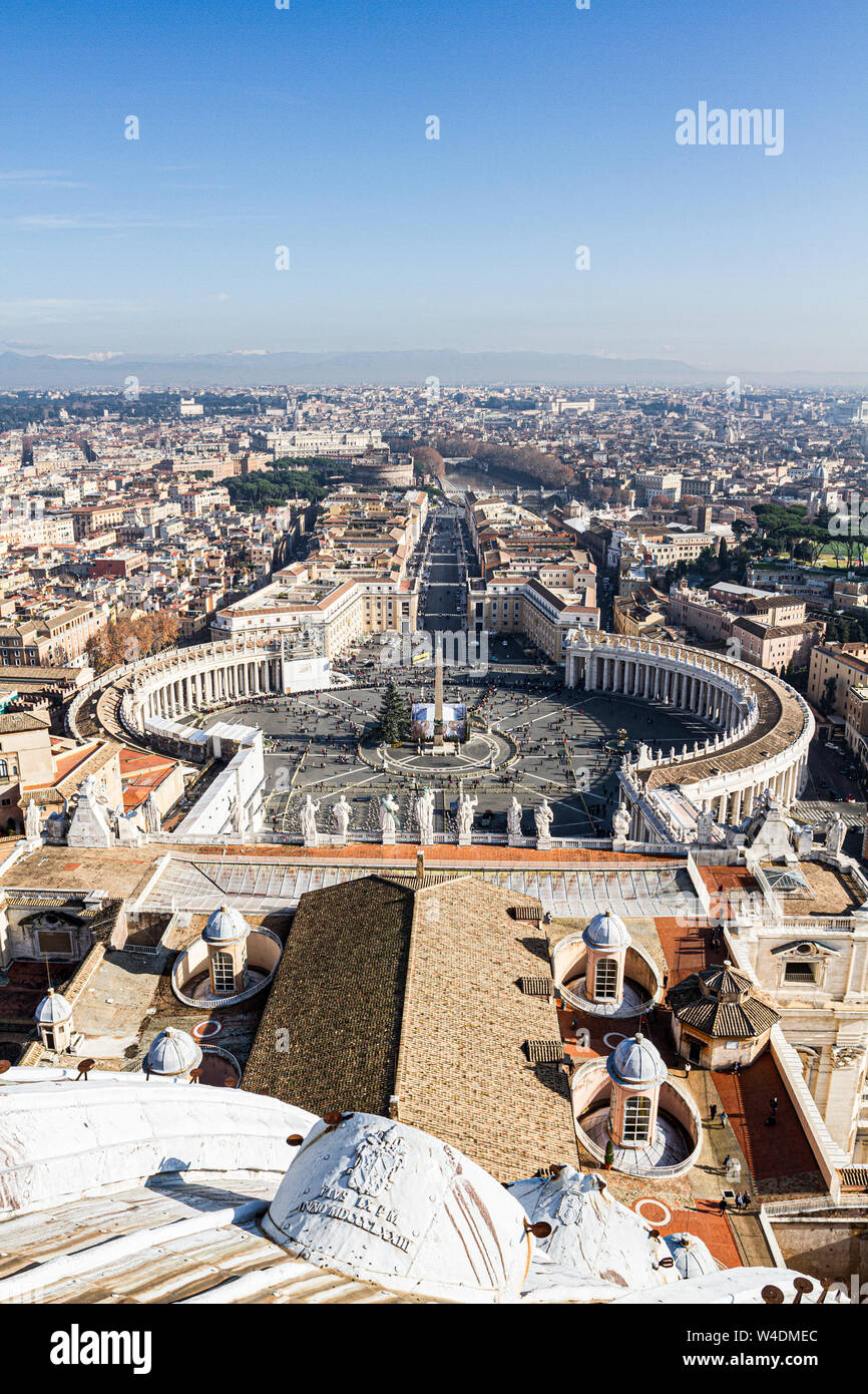 Aerial View Of Vatican City High Resolution Stock Photography and ...