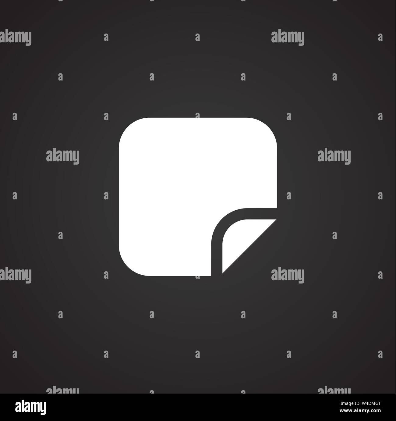 Option button icon on background for graphic and web design. Simple ...