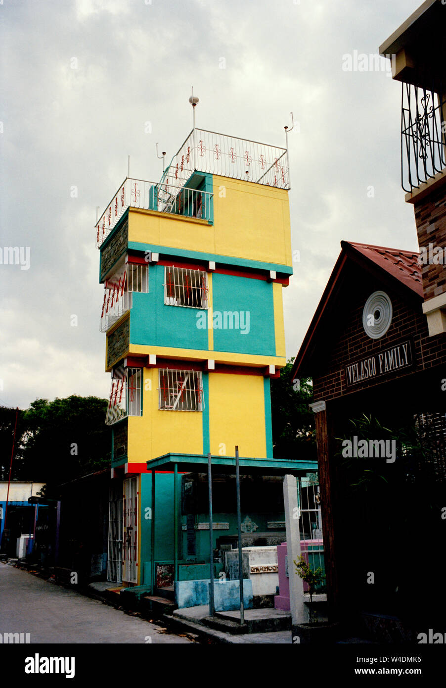 Grave building in Manila North Cemetery in Manila in Luzon Metro Manila ...