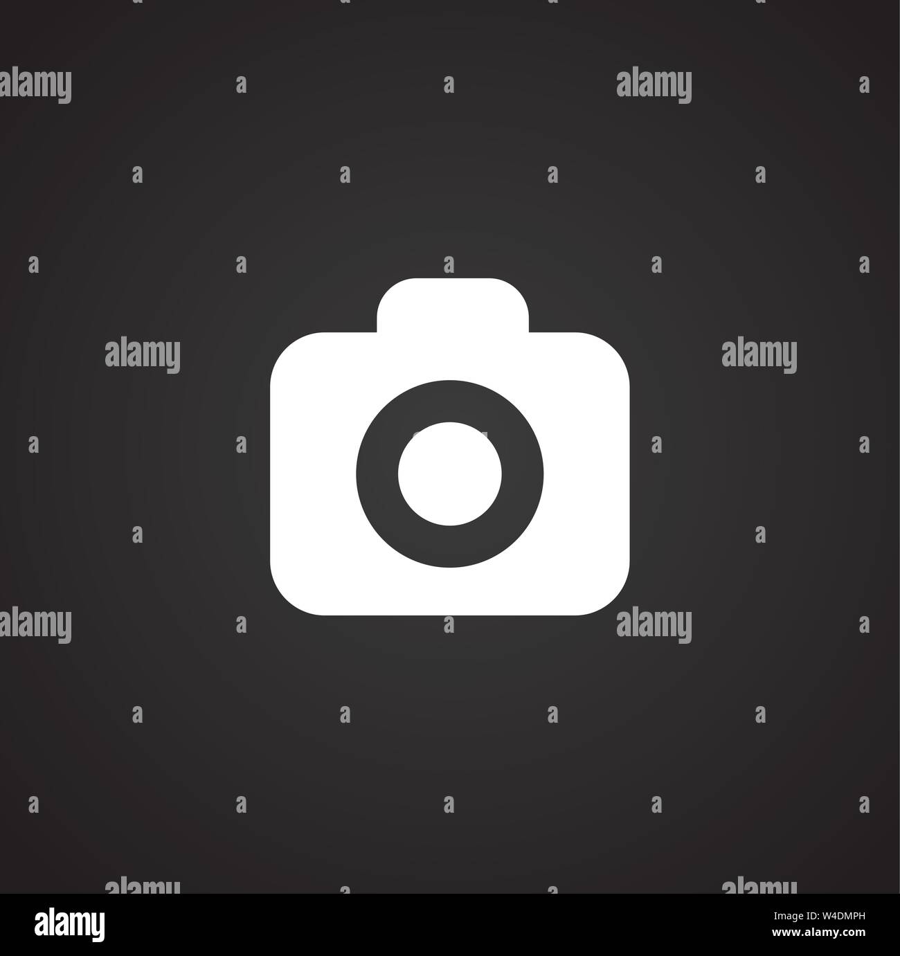 Option button icon on background for graphic and web design. Simple ...