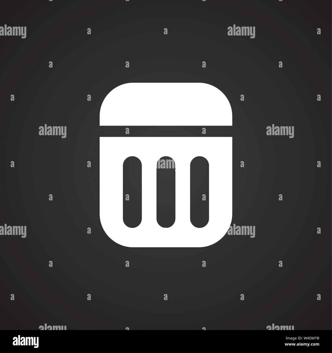 Option button icon on background for graphic and web design. Simple ...