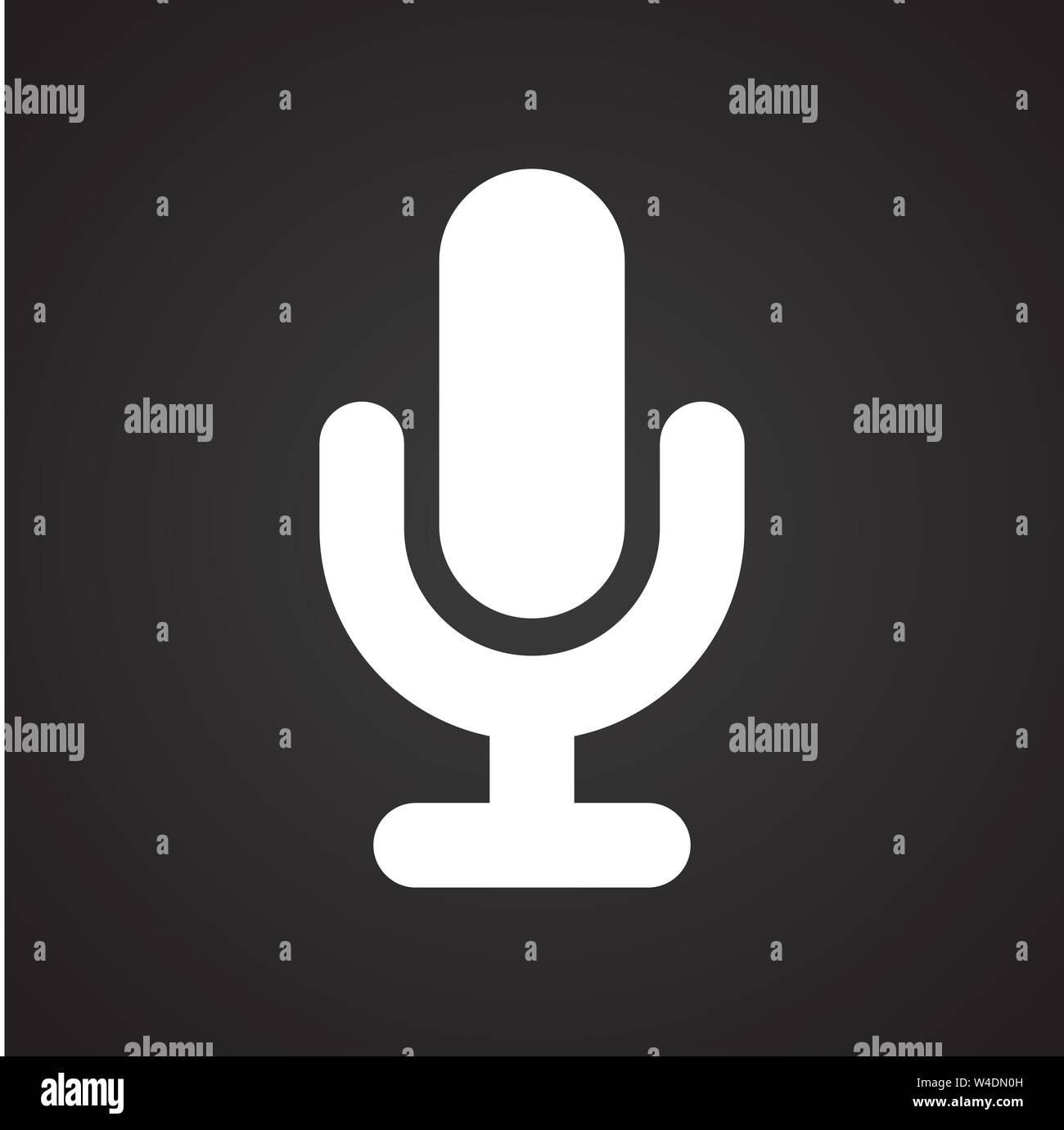 Option button icon on background for graphic and web design. Simple ...