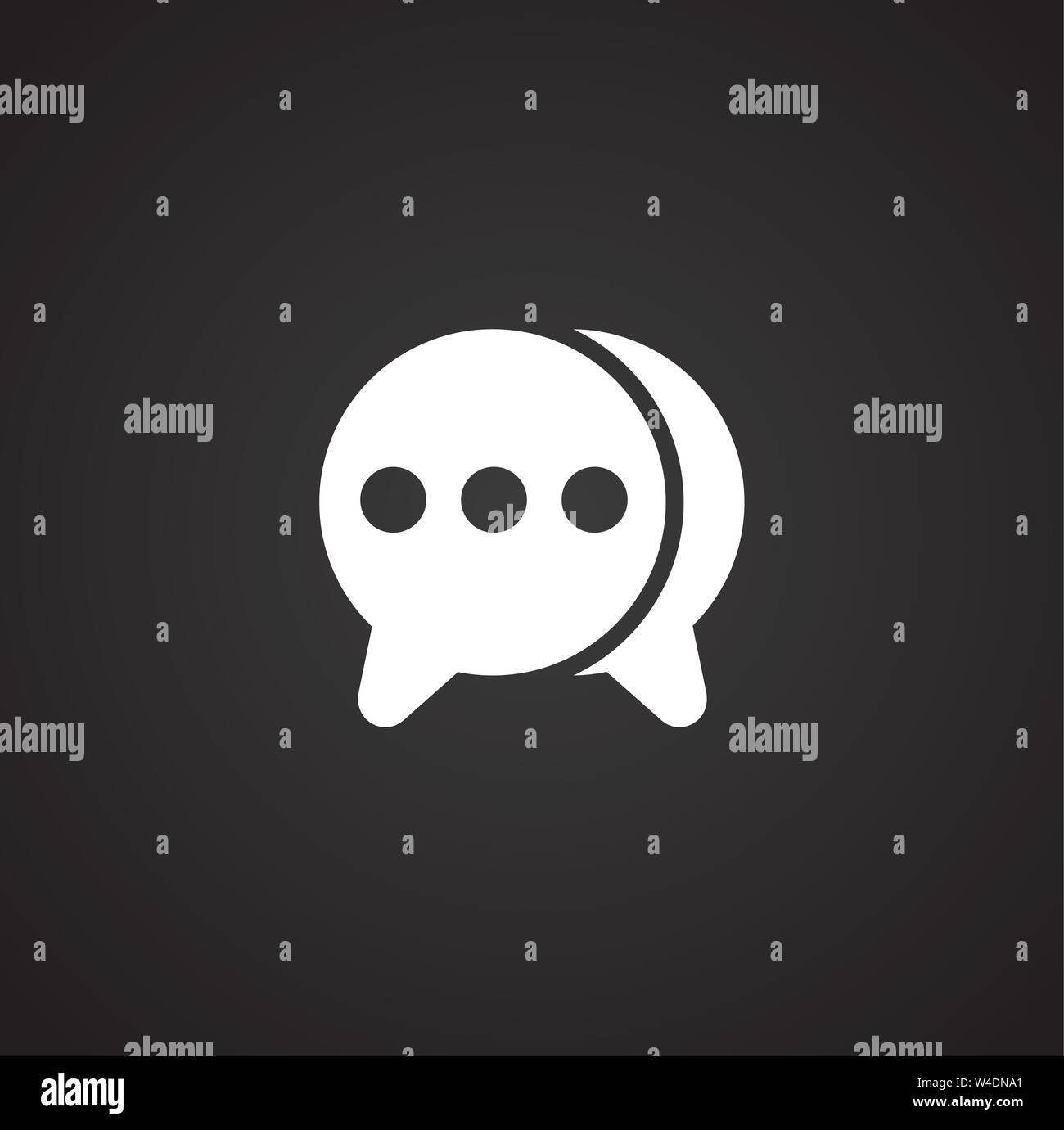 Option button icon on background for graphic and web design. Simple ...