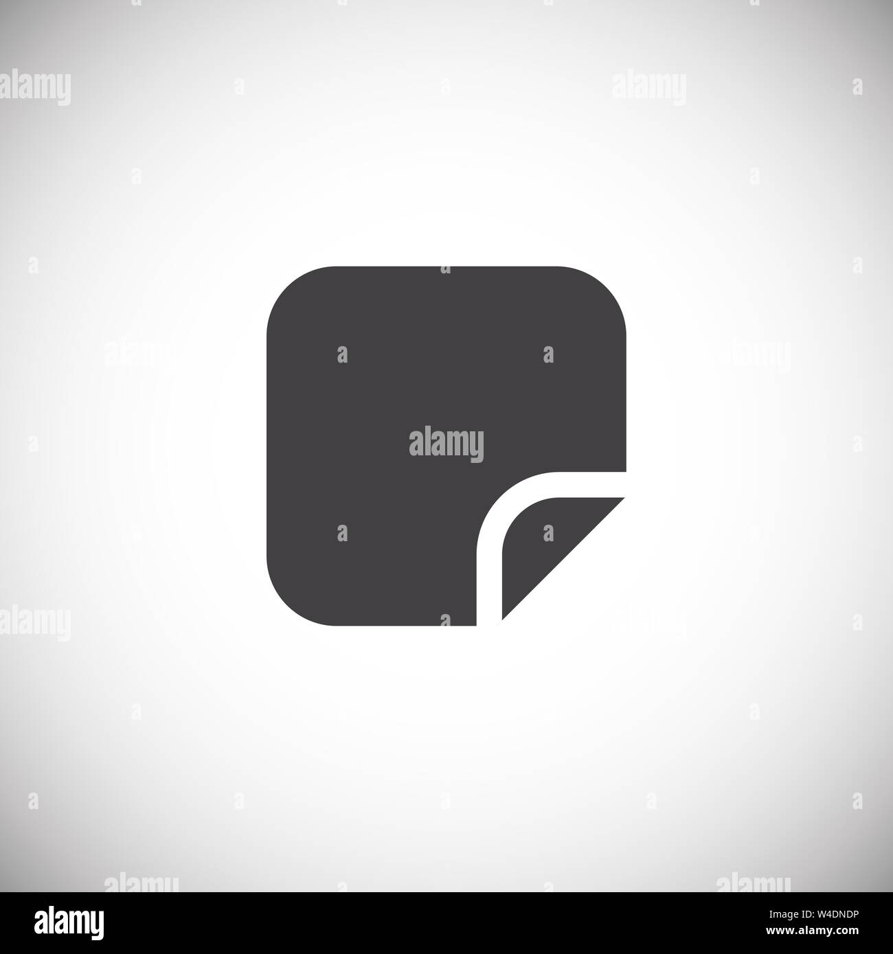 Option button icon on background for graphic and web design. Simple ...