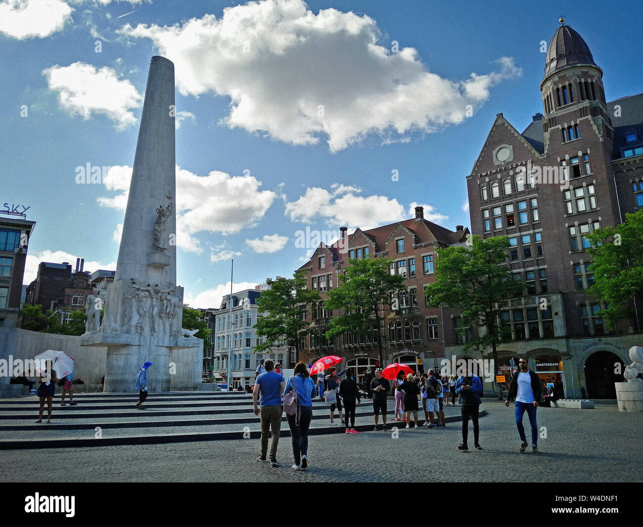 Netherlands, Holland, Amsterdam, National Monument Stock Photo - Alamy