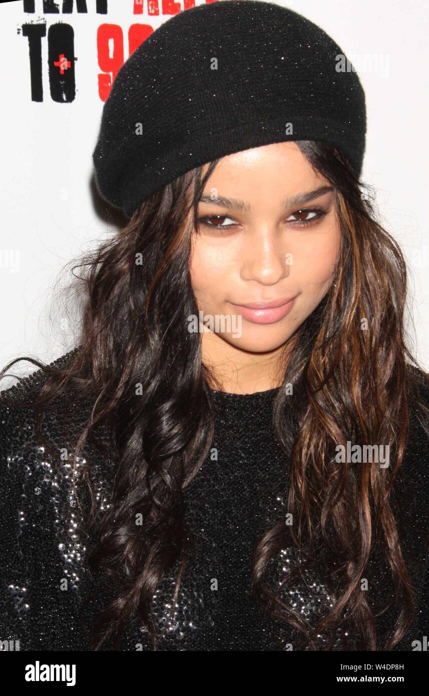 Zoe Kravitz2008 Photo By John Barrett/PhotoLink/MediaPunch Stock Photo ...