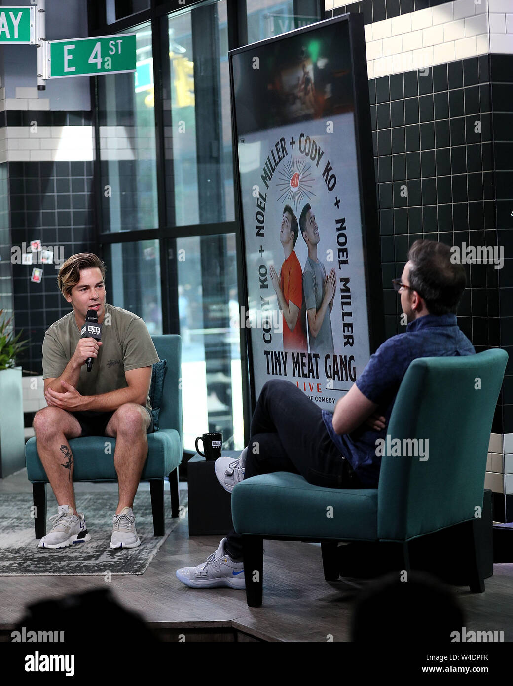 New York, USA. 22 July, 2019. Cody Ko at the BUILD Speaker Series ...