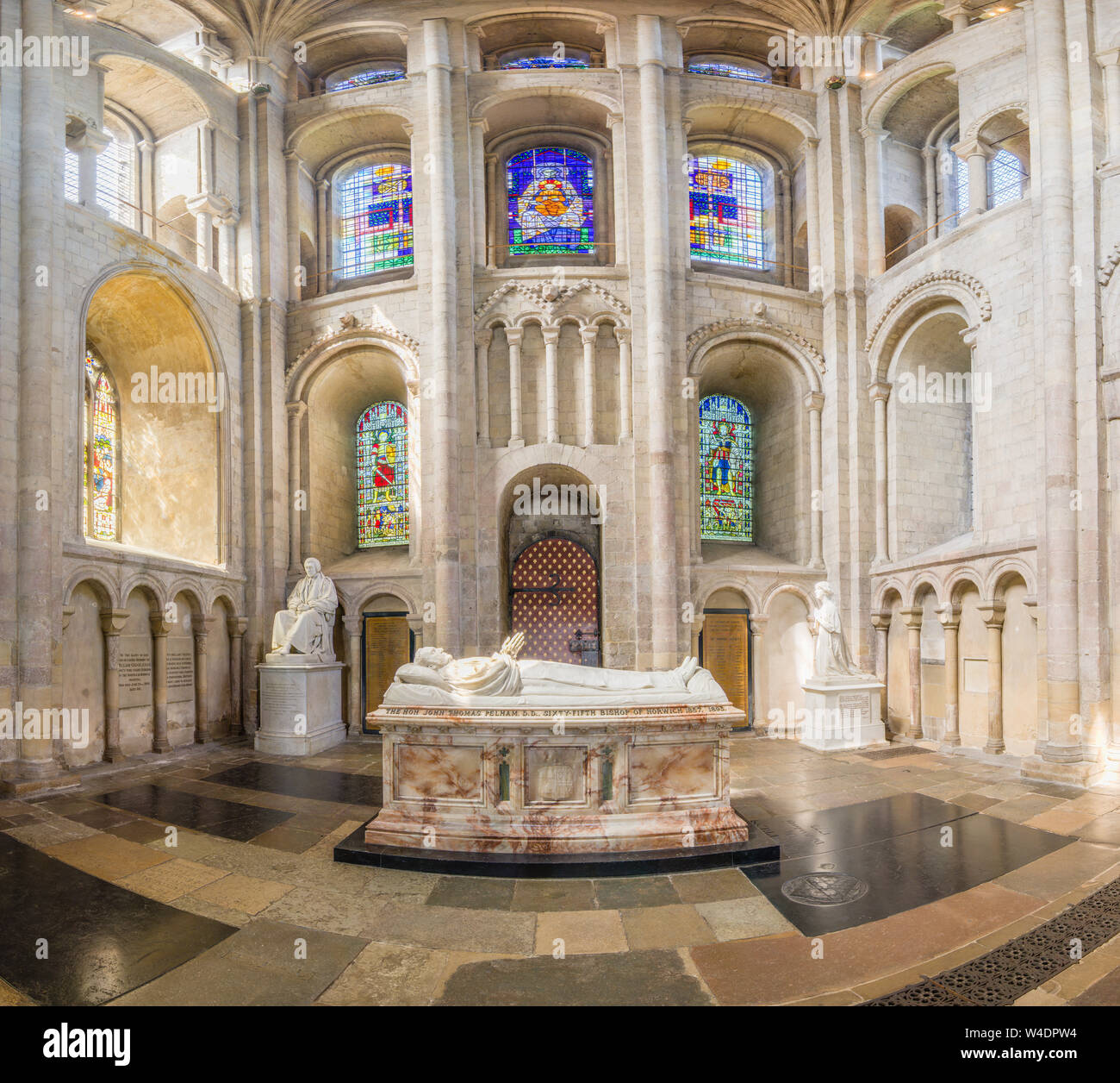 Holy bishop stained glass window hi-res stock photography and images ...