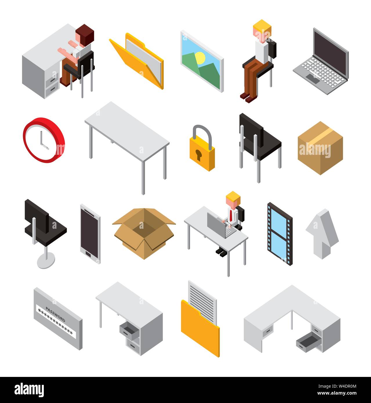 Computer file clock big data center hi-res stock photography and images ...