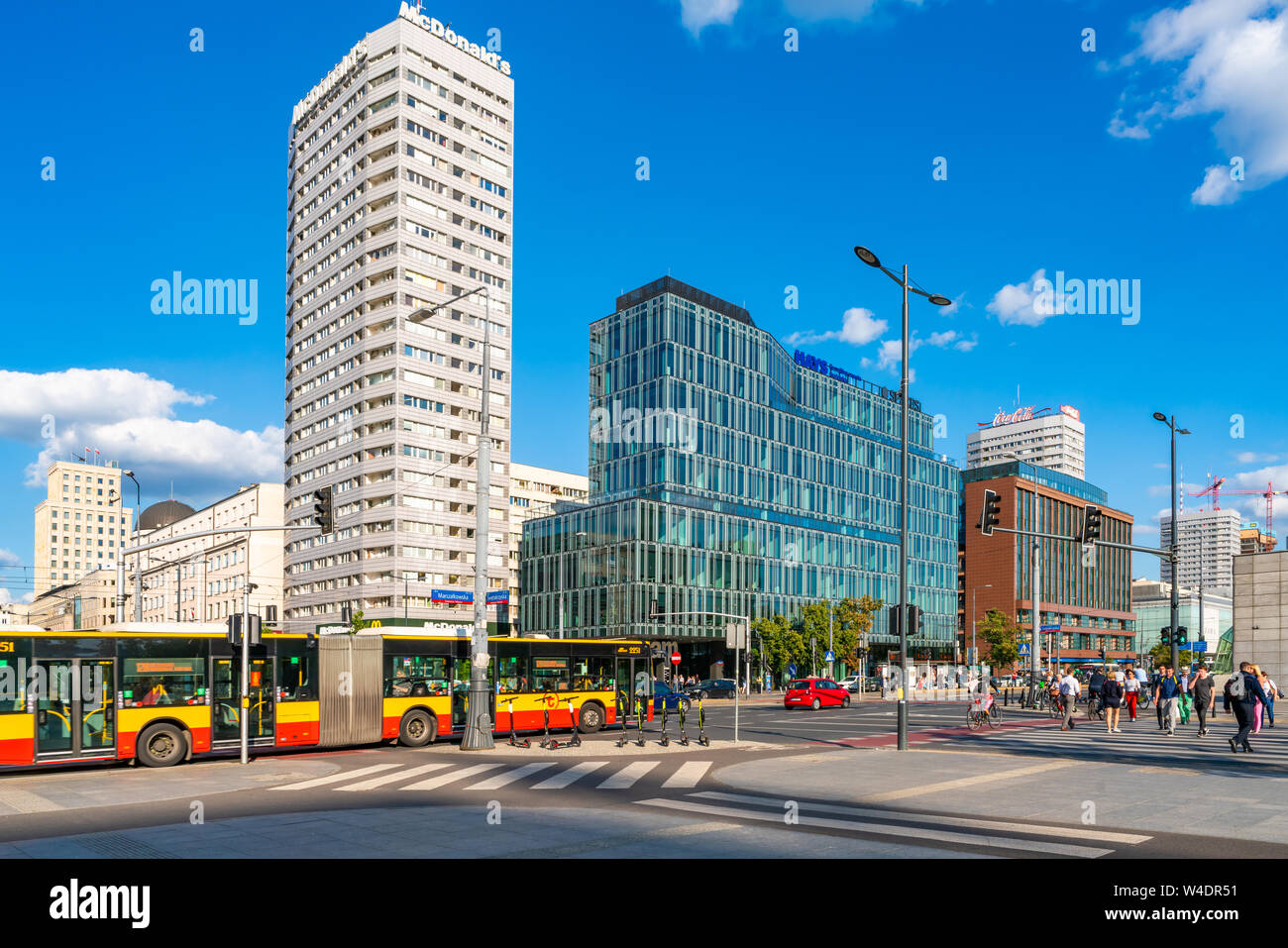 Warsaw one building office hi-res stock photography and images - Alamy