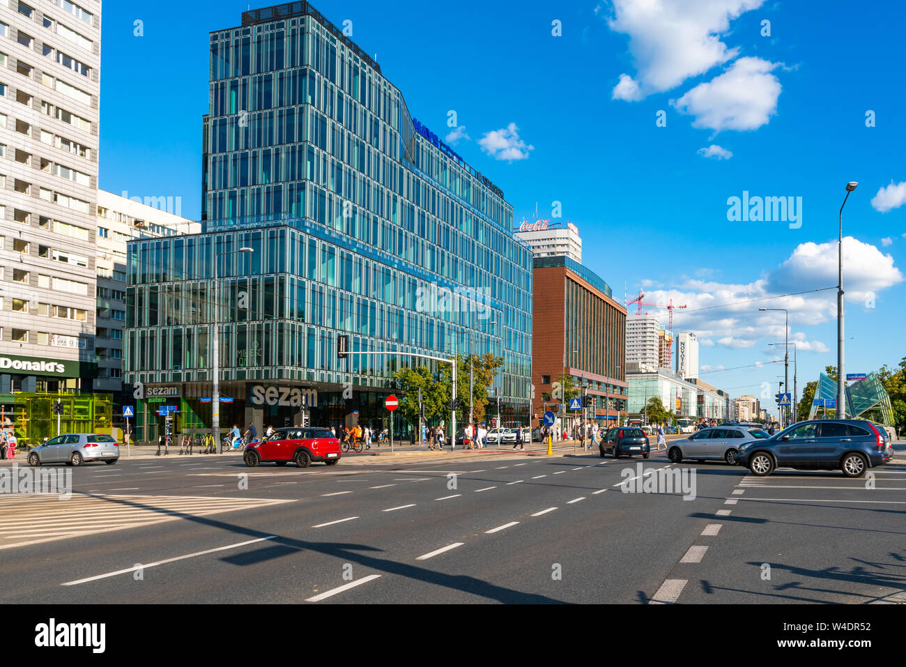 Warsaw one building office hi-res stock photography and images - Alamy