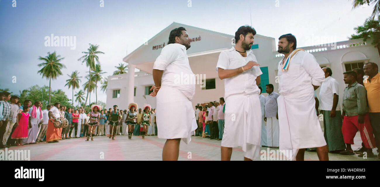 KALAVANI 2, from left: RJ Vigneshkanth, Vimal, Ganja Karuppu, 2019 ...