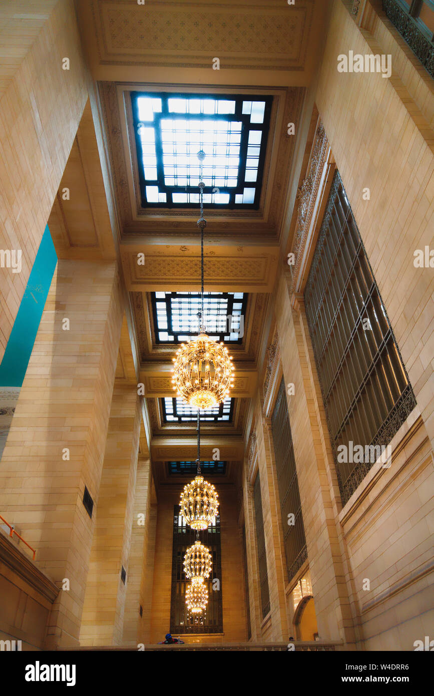Grand Central Terminal in New York City. Interior of Main Concourse ...