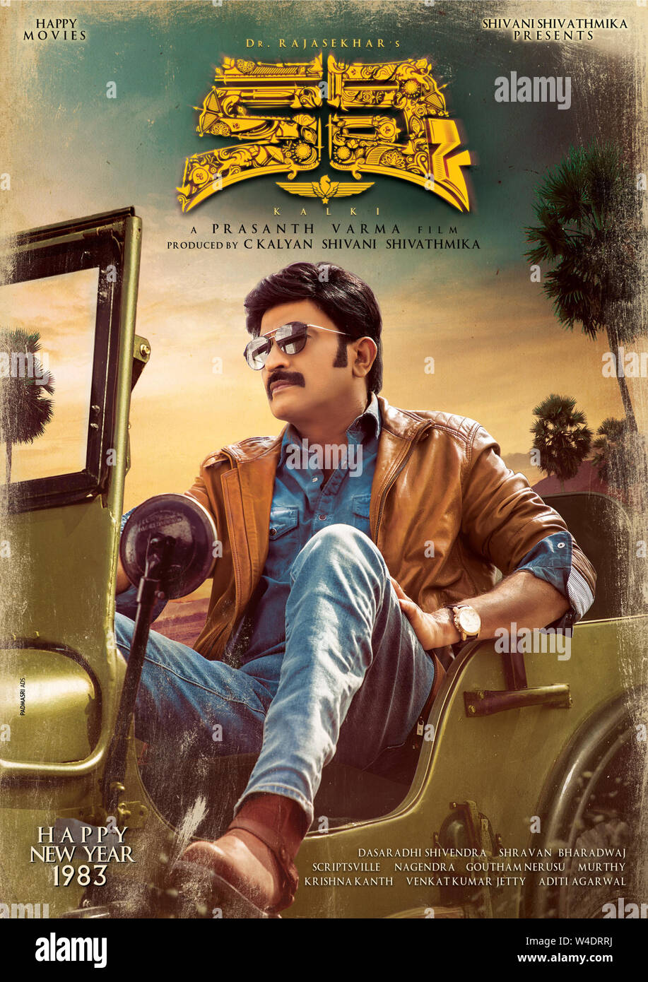KALKI, poster in Telugu and English, Rajasekhar, 2019. © Sri Sathya Sai ...