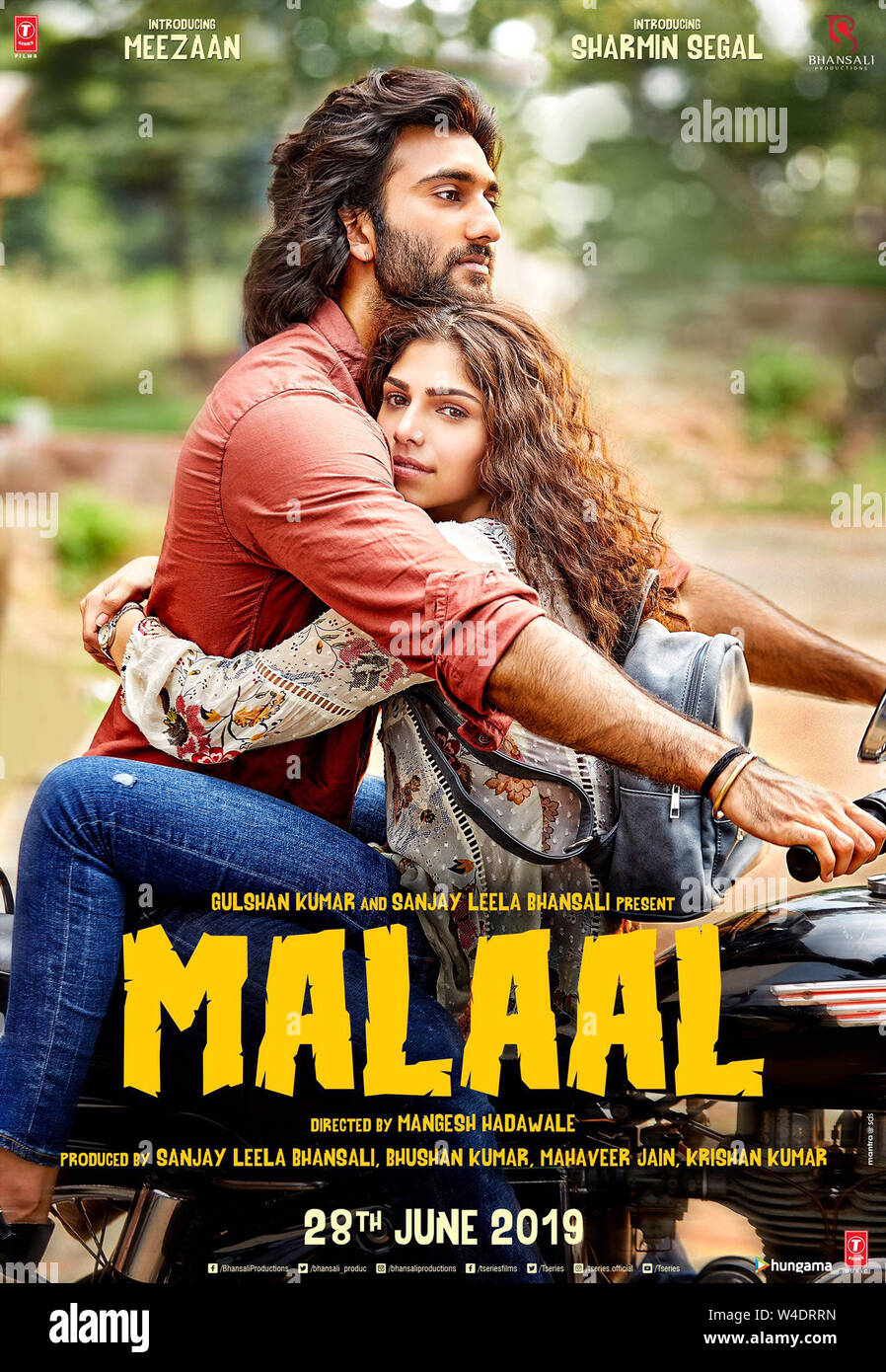 MALAAL, Indian poster, from left: Meezaan Jafri, Sharmin Segal, 2019 ...