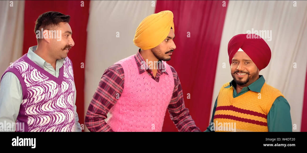 MINDO TASEELDARNI, center: Rajvir Jawanda, right: Karamjit Anmol, 2019 ...