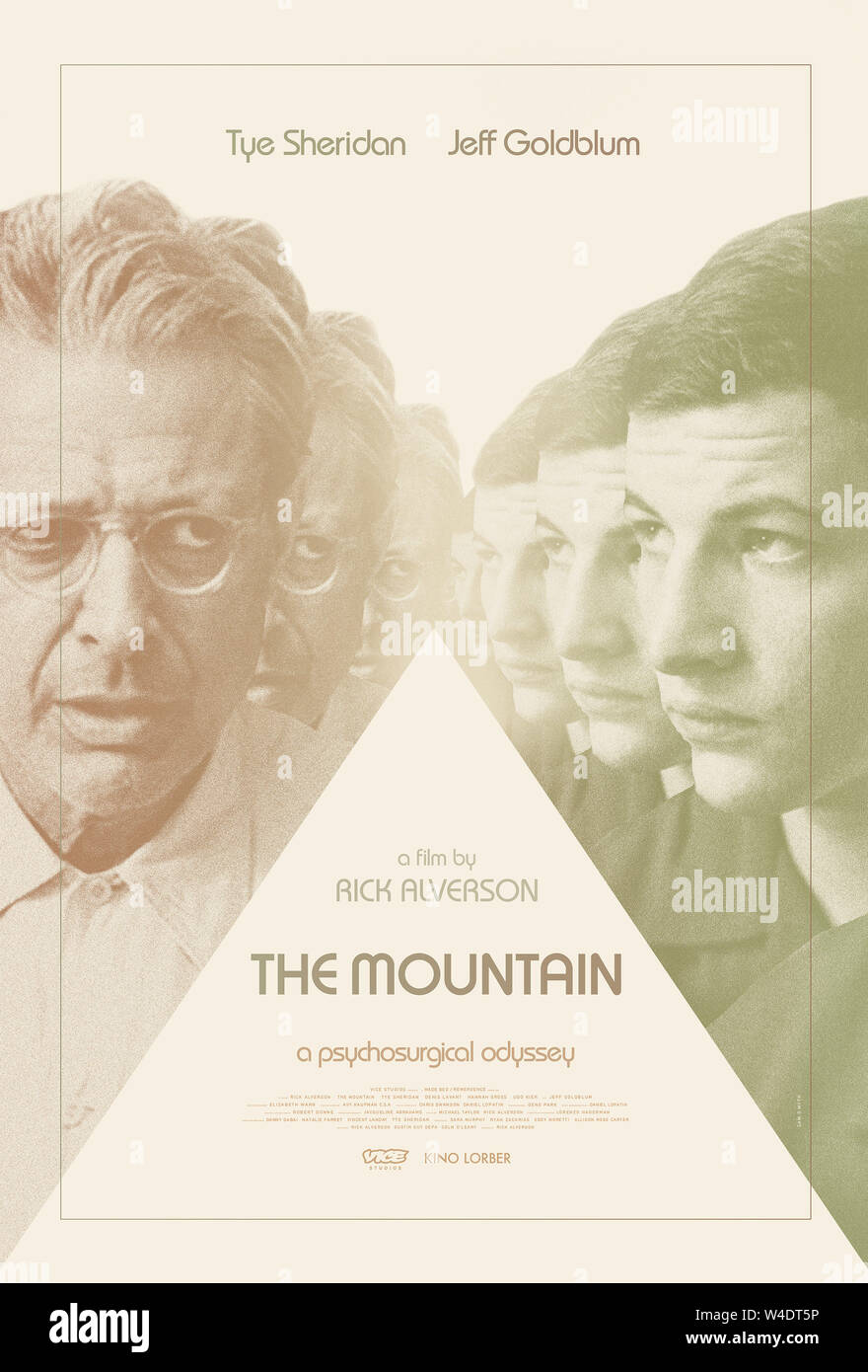 THE MOUNTAIN, US poster, from left: Jeff Goldblum, Tye Sheridan, 2018 ...