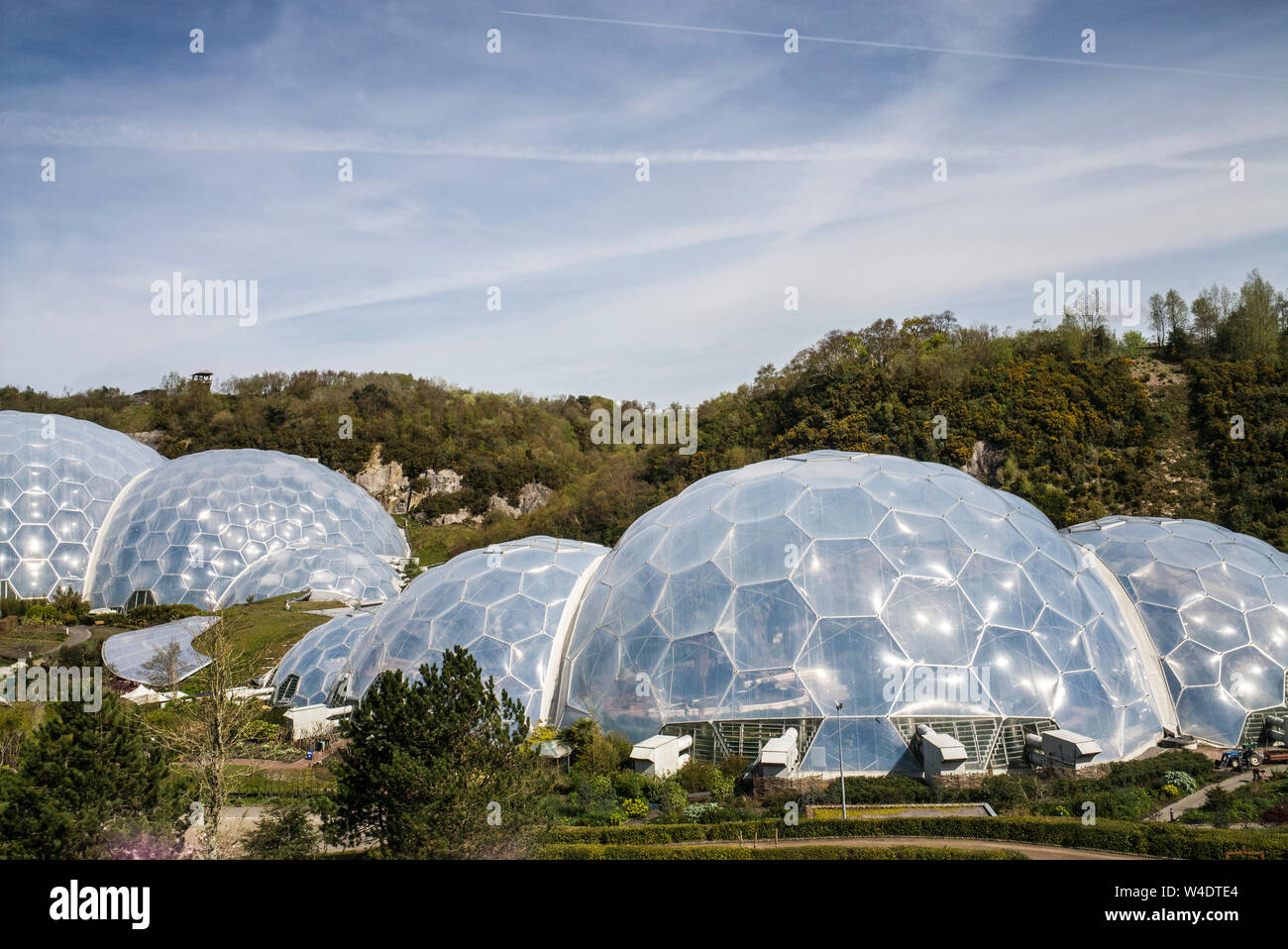 The Eden project Biodomes ,Cornwall Stock Photo - Alamy