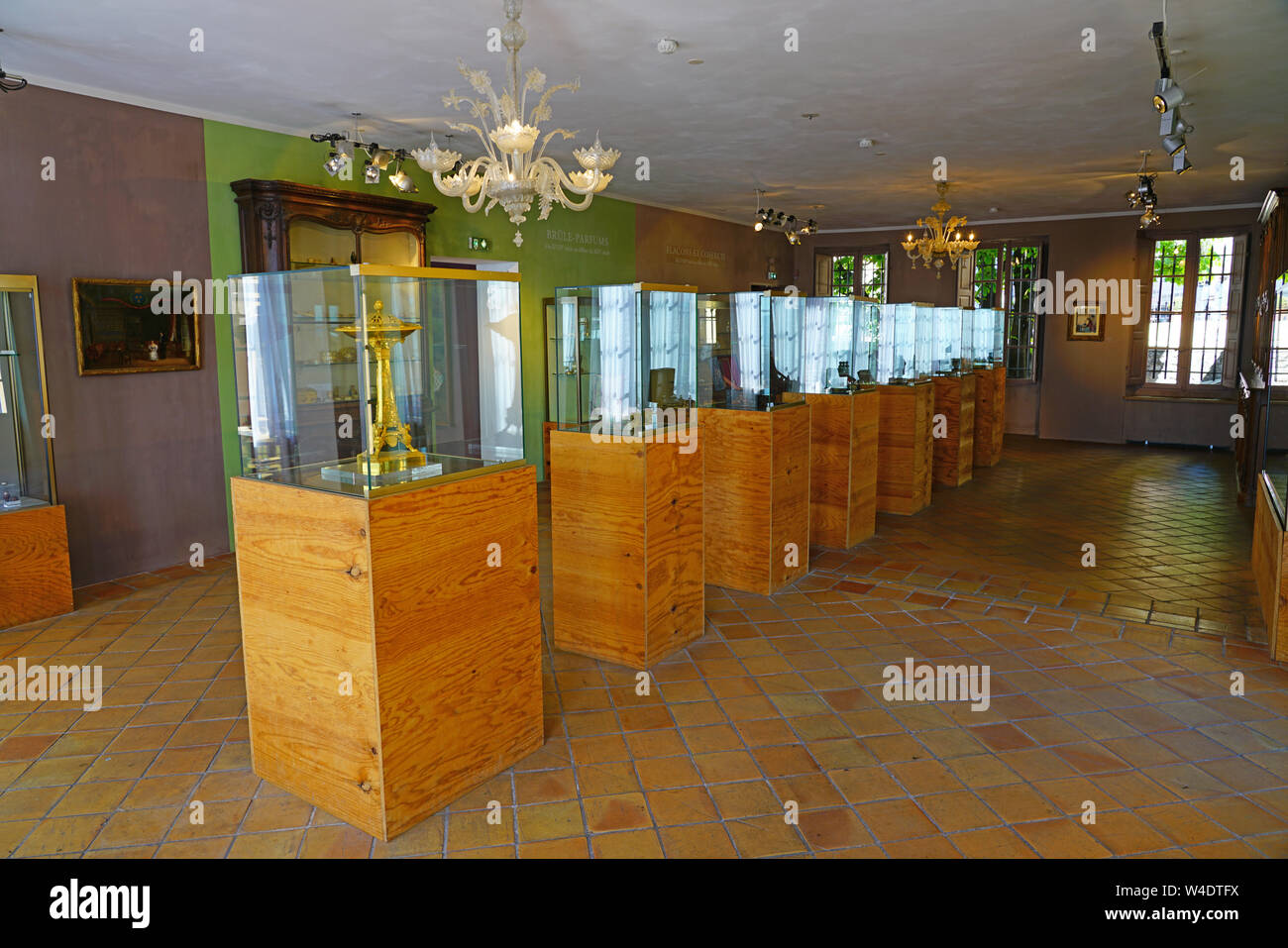 GRASSE, FRANCE -21 APR 2018- View of the Fragonard perfume museum and ...