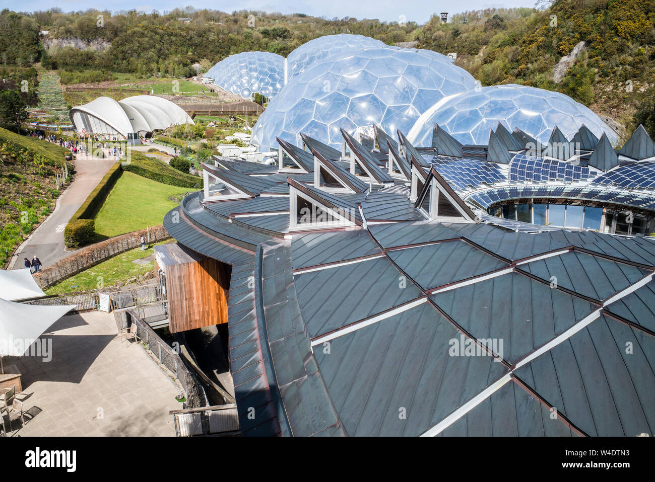 The Eden project Biodomes ,Cornwall Stock Photo - Alamy