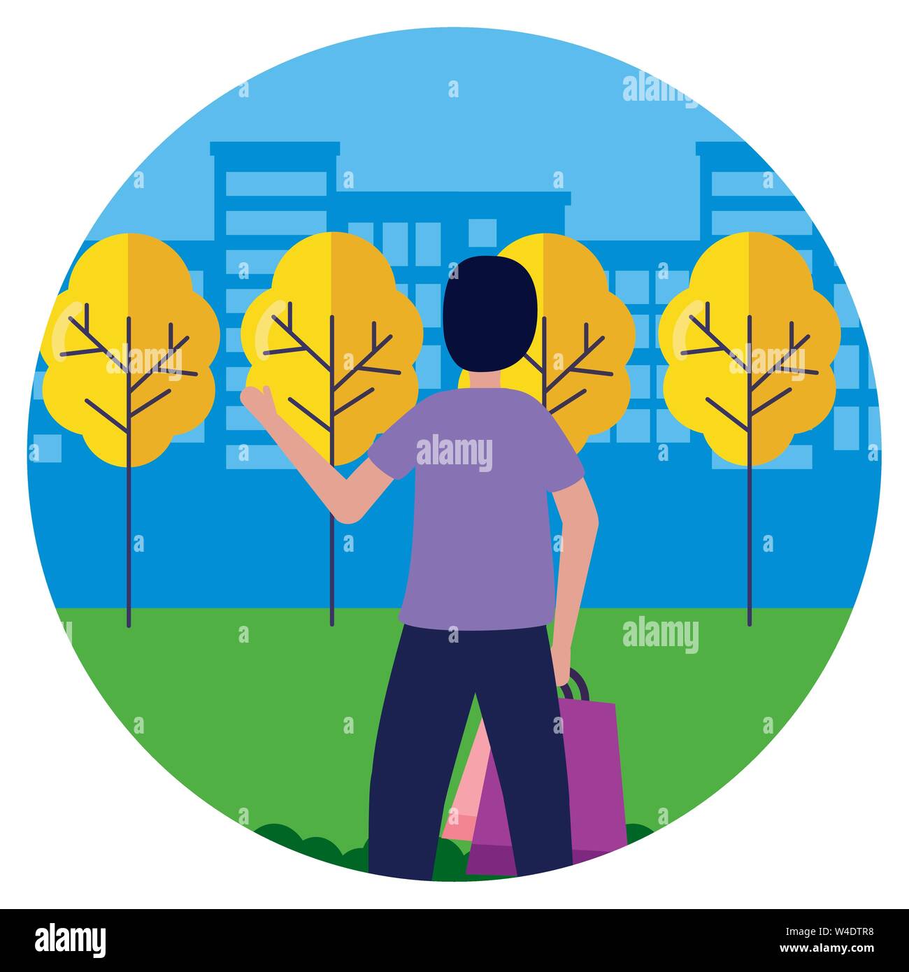 Retail park shopping Cut Out Stock Images & Pictures - Alamy