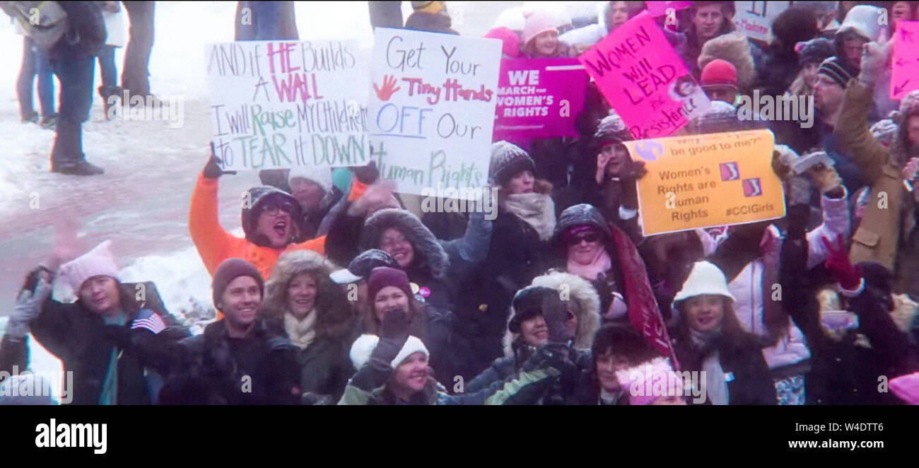 THIS CHANGES EVERYTHING, Women's March, demonstration, 2018. © Good ...