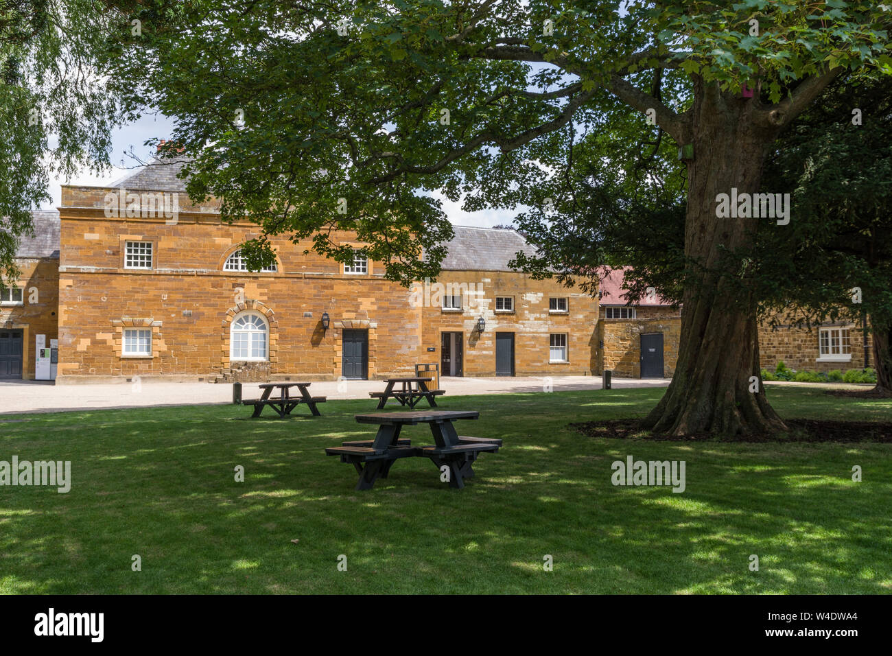 Delapre Abbey, Northampton, UK; the building dates from the 16th ...
