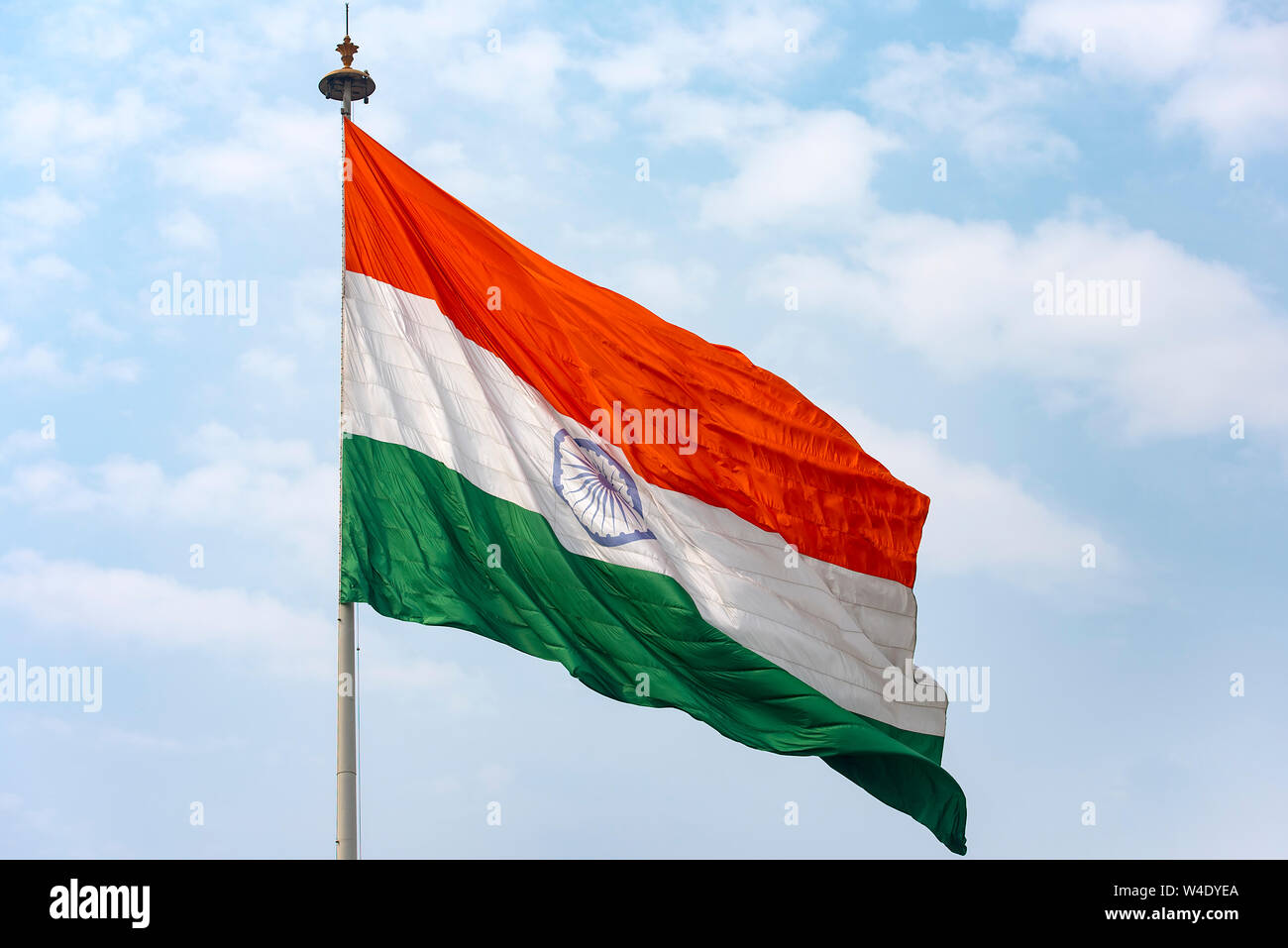 Indian national flag waving against hi-res stock photography and images ...
