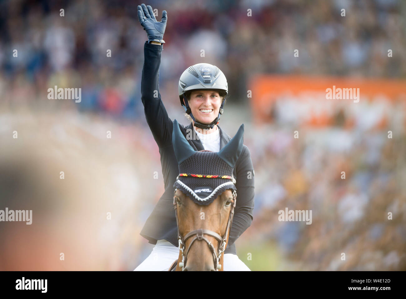 Aachen, Deutschland. 21st July, 2019. Simone BLUM, GER, on DSP Alice ...