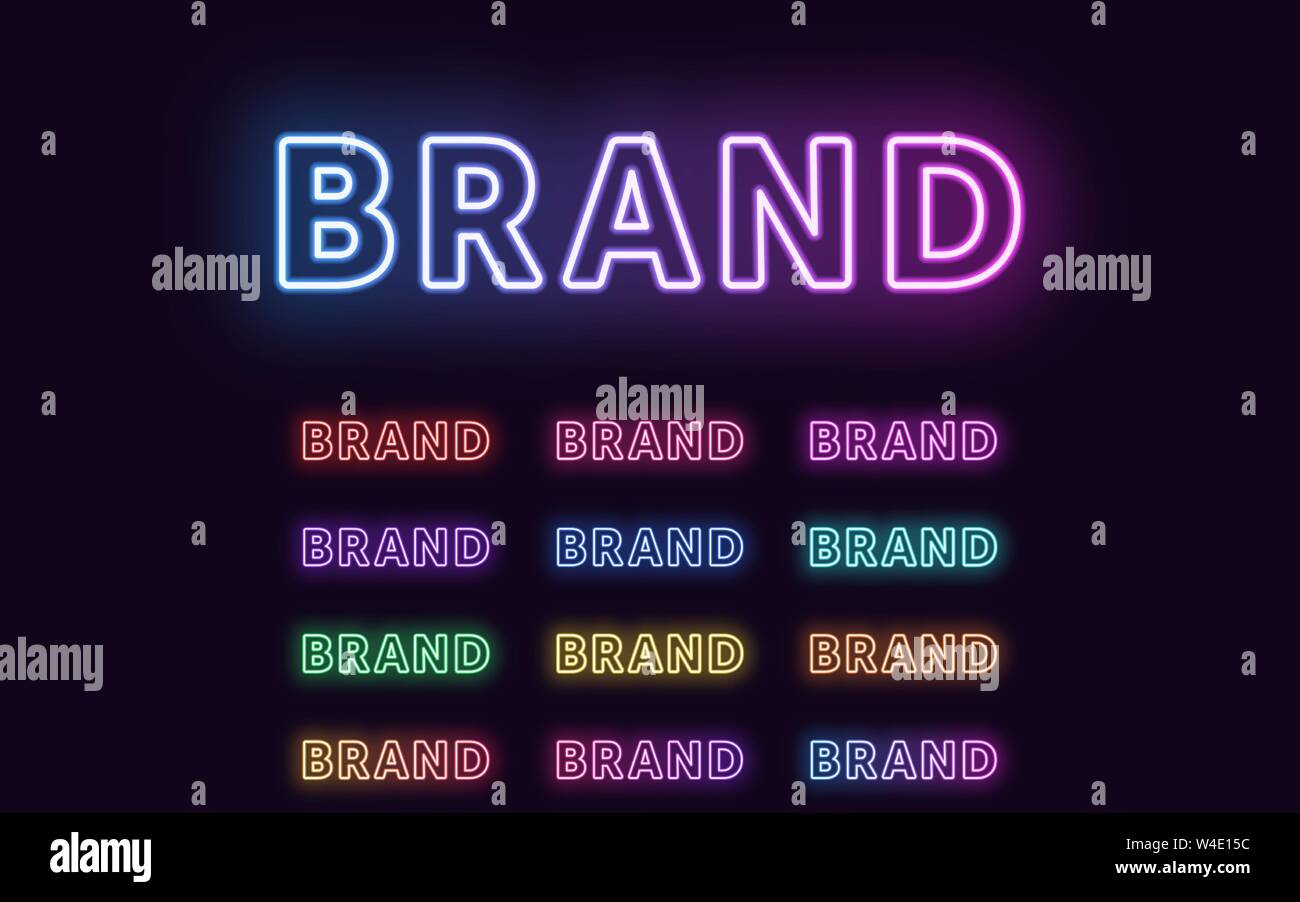 Brand title Stock Vector Images - Alamy