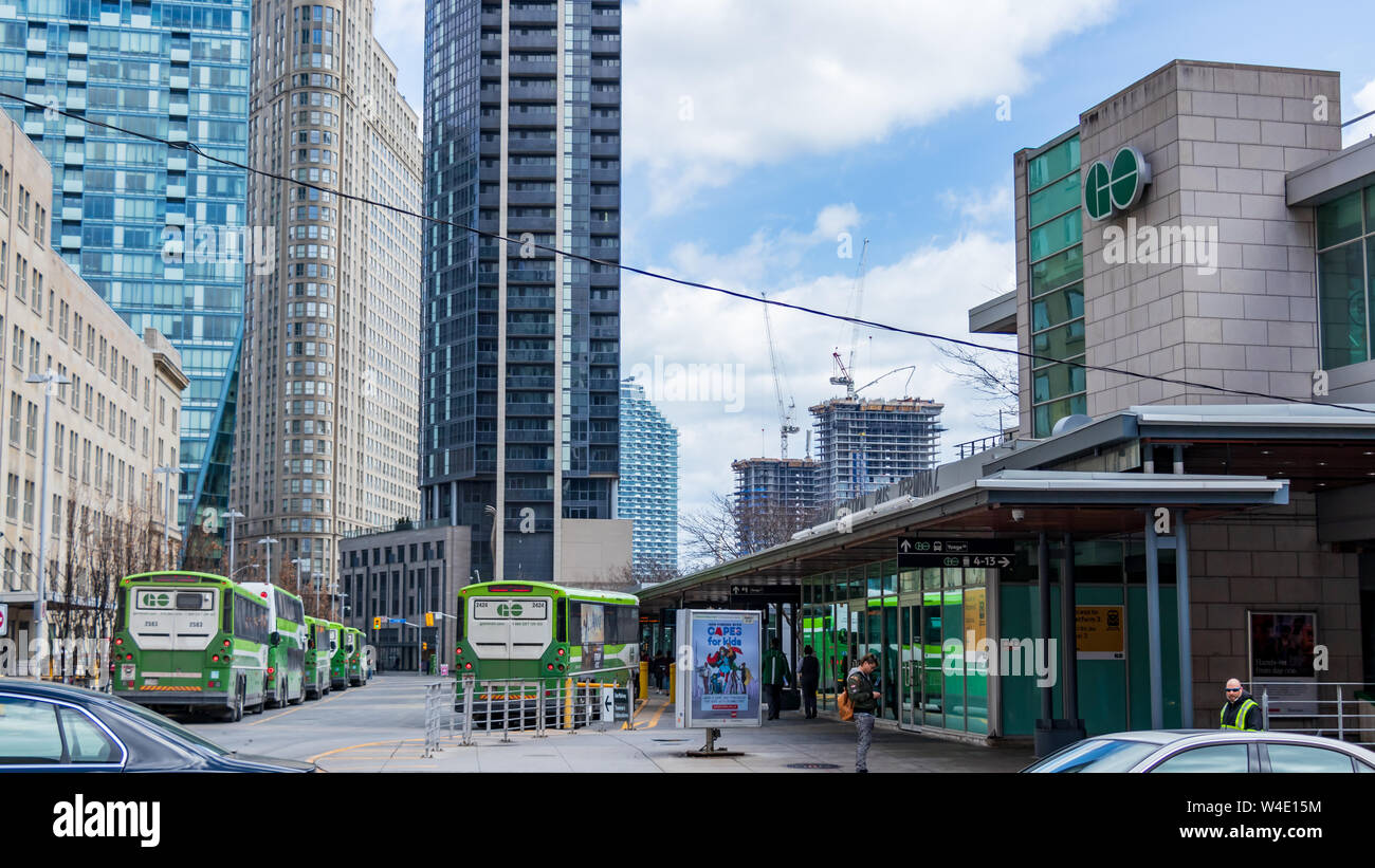 Toronto union station entrance hi-res stock photography and images - Alamy