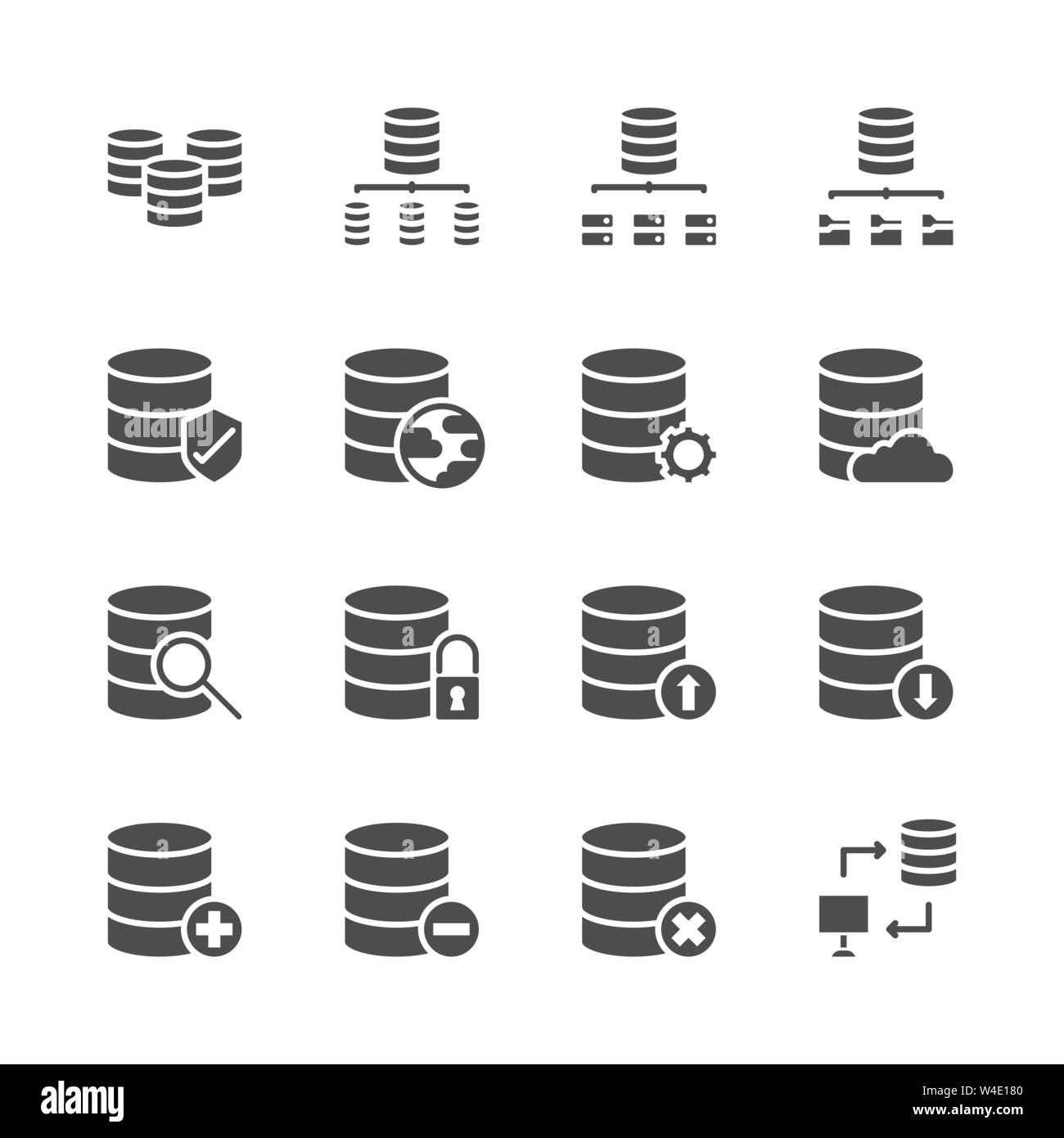 Database System Stock Vector Images - Alamy
