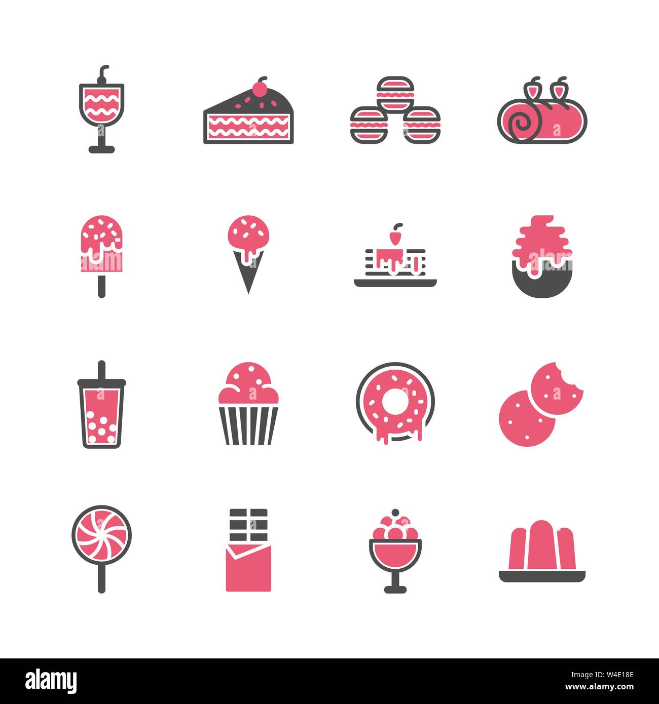 Macaron vector vectors Cut Out Stock Images & Pictures - Alamy
