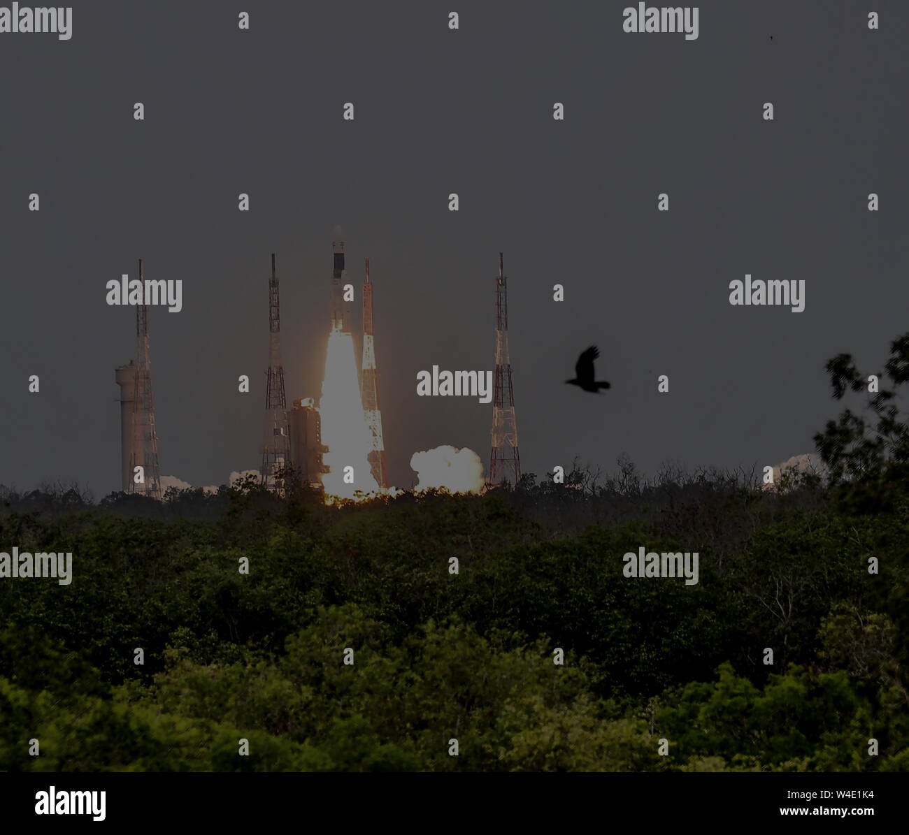 Isro rocket space launch hi-res stock photography and images - Alamy