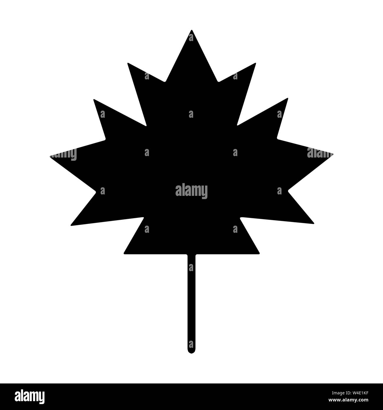 Maple leaf. vector icon.Vector illustration Stock Vector Image & Art - Alamy