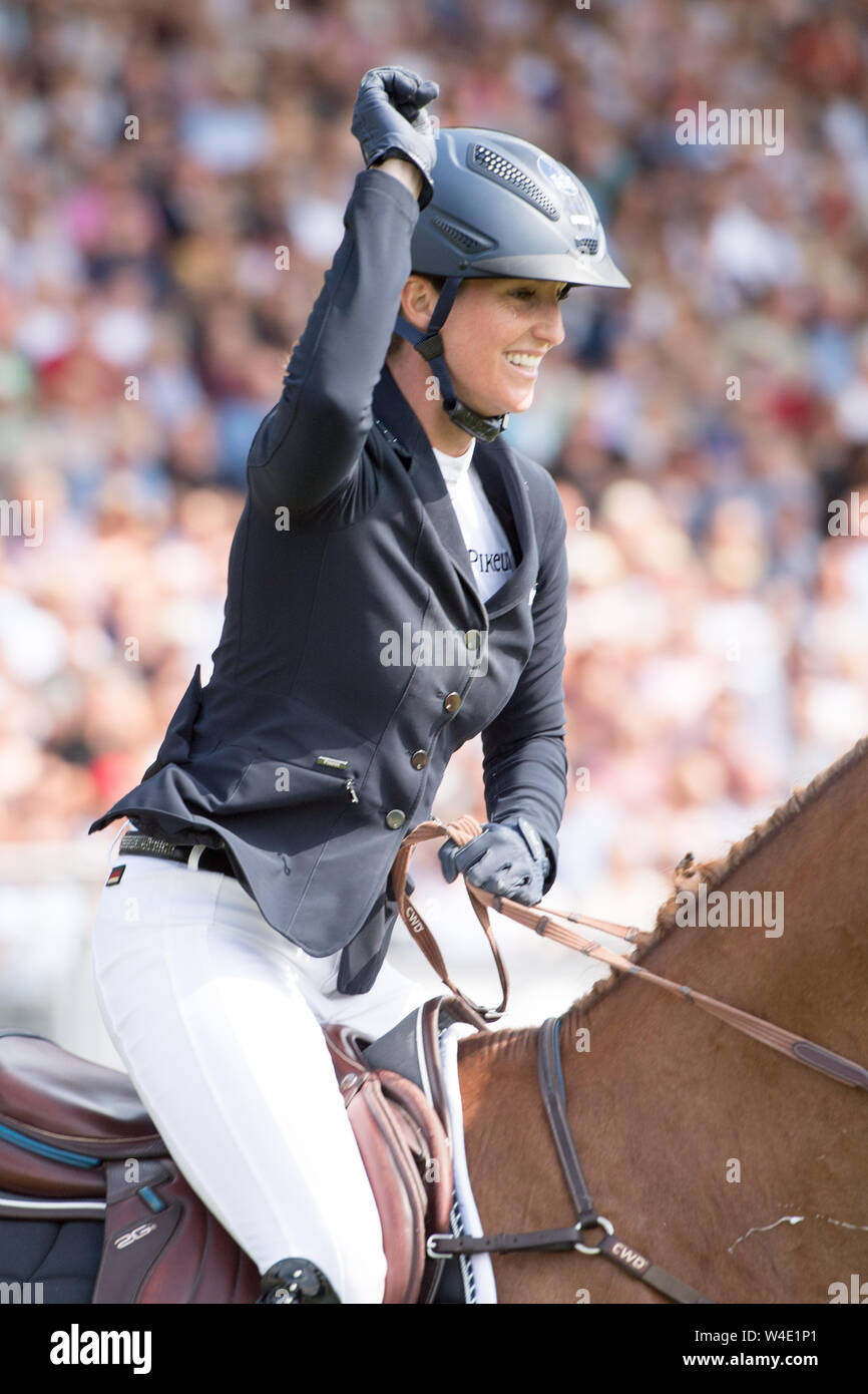 Aachen, Deutschland. 21st July, 2019. Simone BLUM, GER, on DSP Alice ...