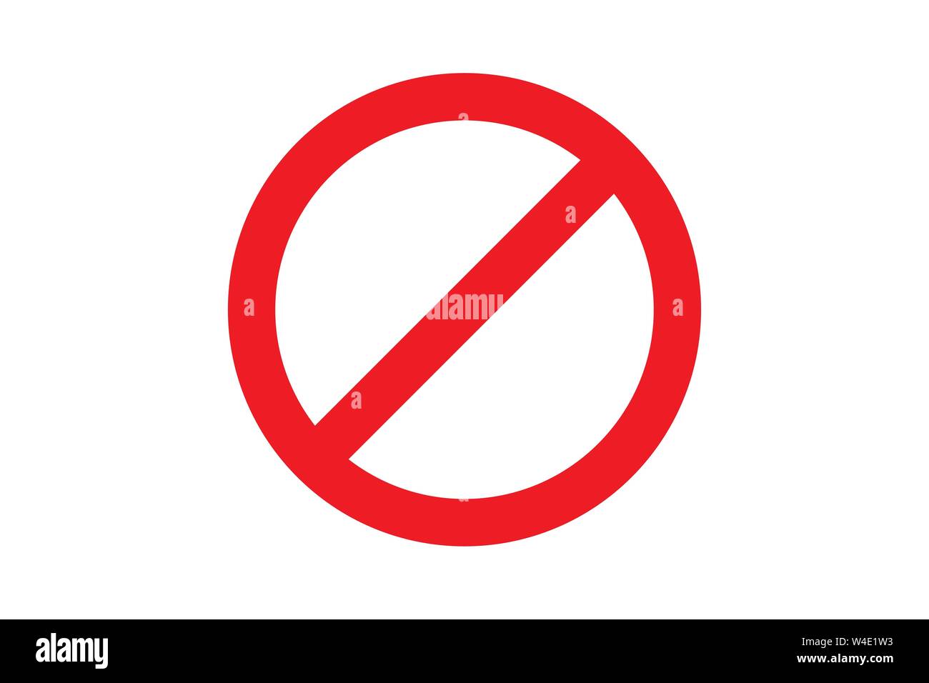 No Sign, No Symbol icon , vector illustration Stock Vector Image & Art ...