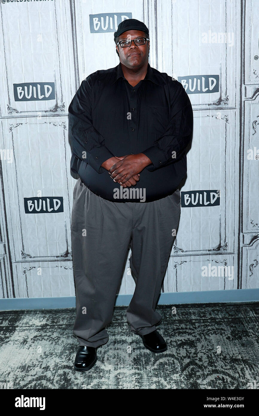 New York, USA. 22 July, 2019. Daryle Lamont Jenkins at the BUILD ...