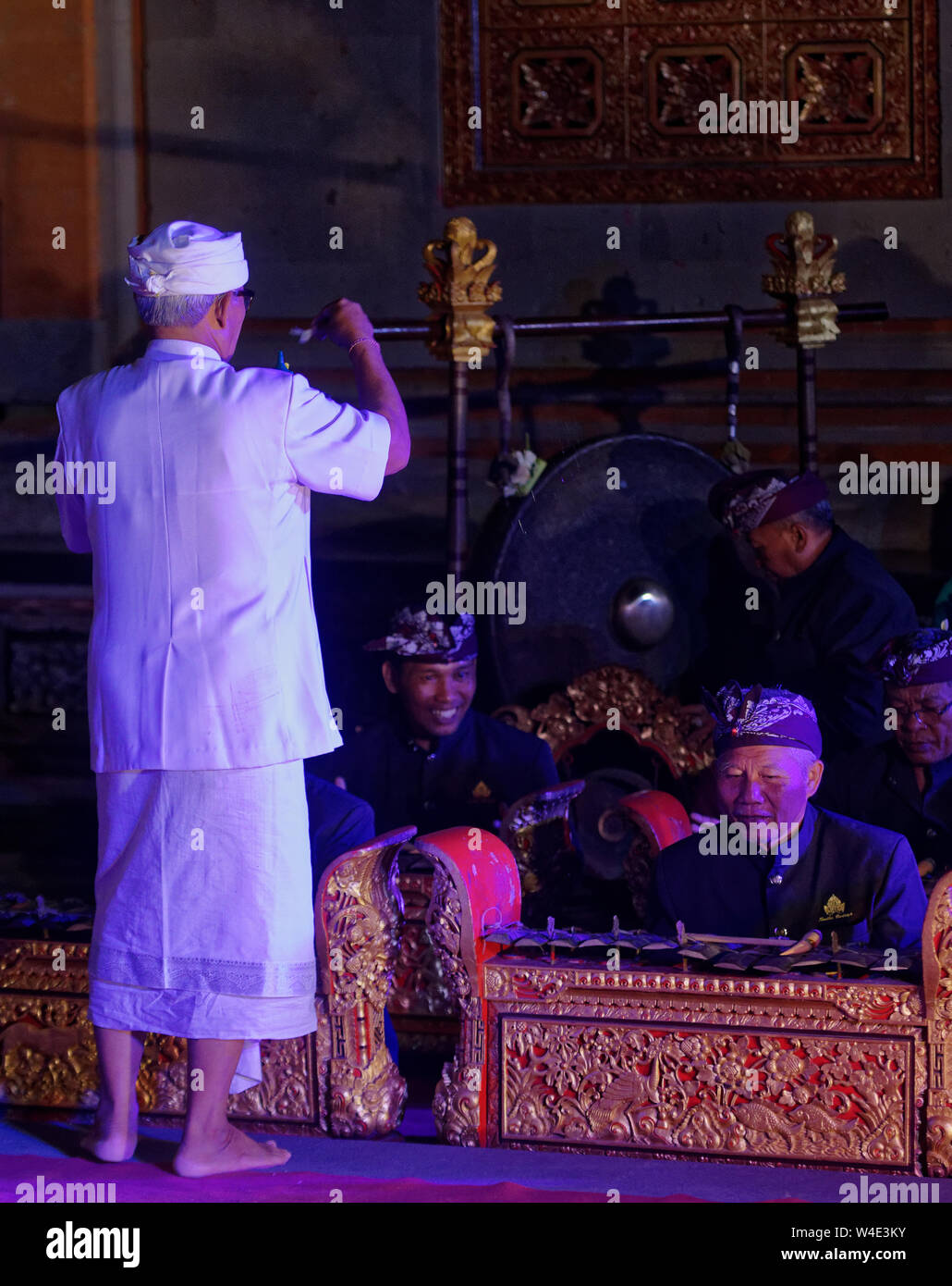 Blessing being given the Gamelan playing Balinese Xylophone to ...