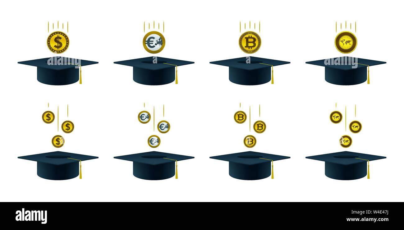 Graduation caps stack hi-res stock photography and images - Alamy