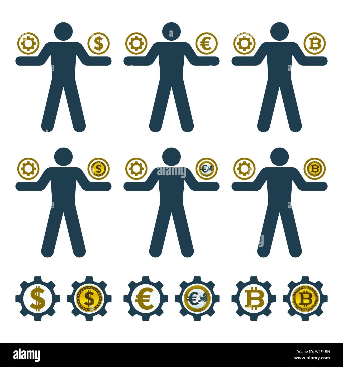 Gear balancing Stock Vector Images - Alamy