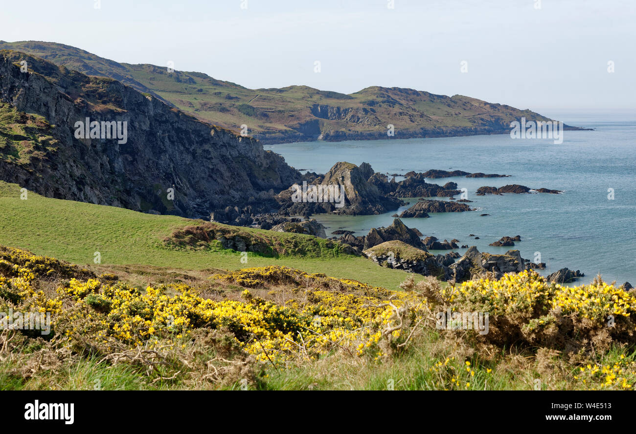 Rockham Bay & Morte Point viewed from Bull Point, North Devon Coast, UK ...