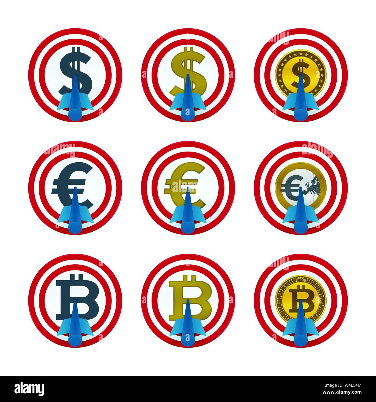 Target boards Stock Vector Images - Alamy