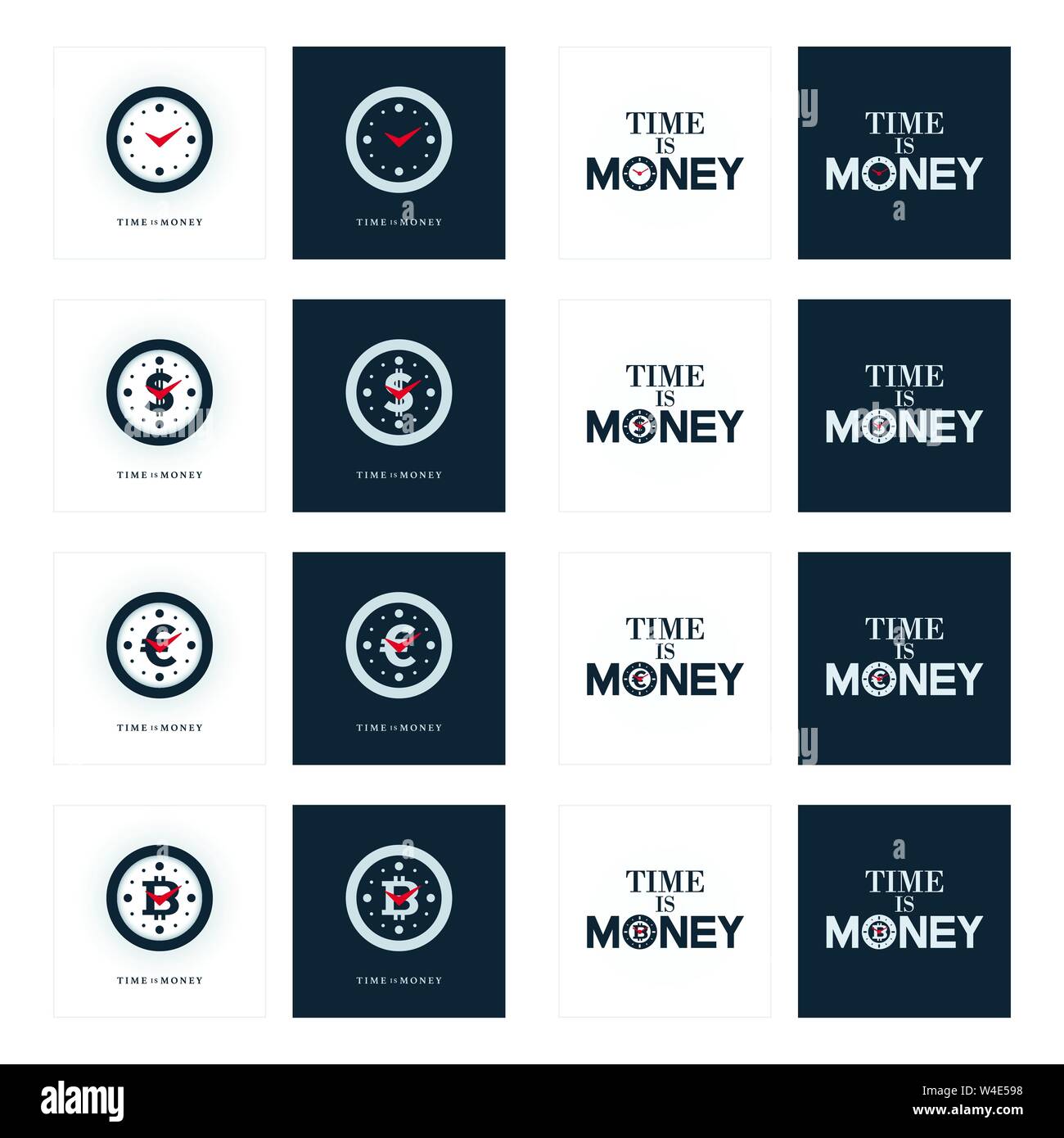 Wealth clock Stock Vector Images - Alamy