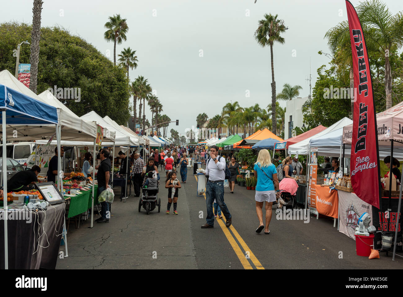 Portable awnings hi-res stock photography and images - Alamy