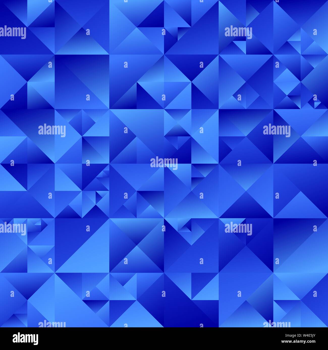 Polygonal gradient triangle background - blue abstract vector design ...