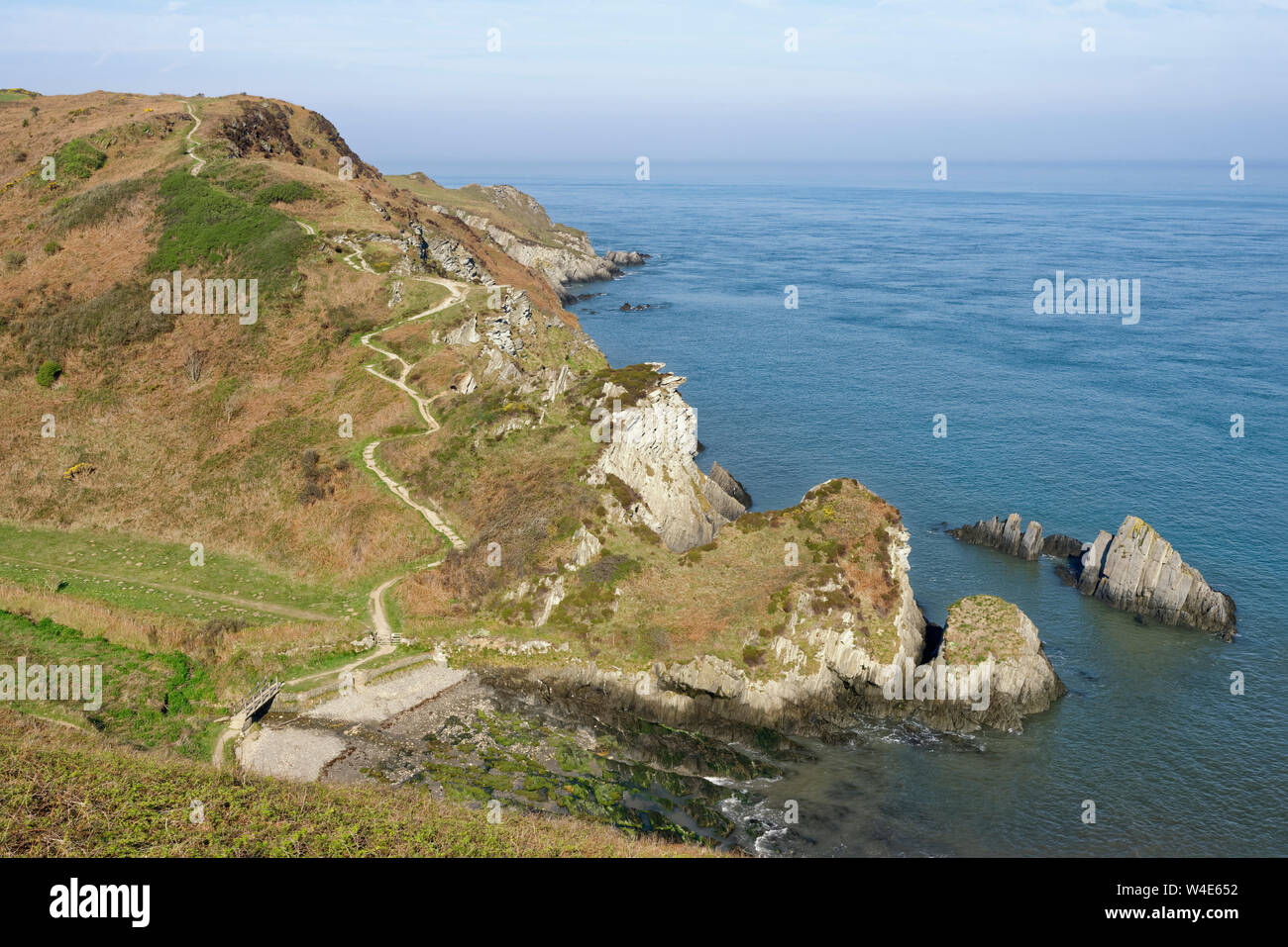 Bennett's Mouth and Bull Point, North Devon, UK Stock Photo - Alamy