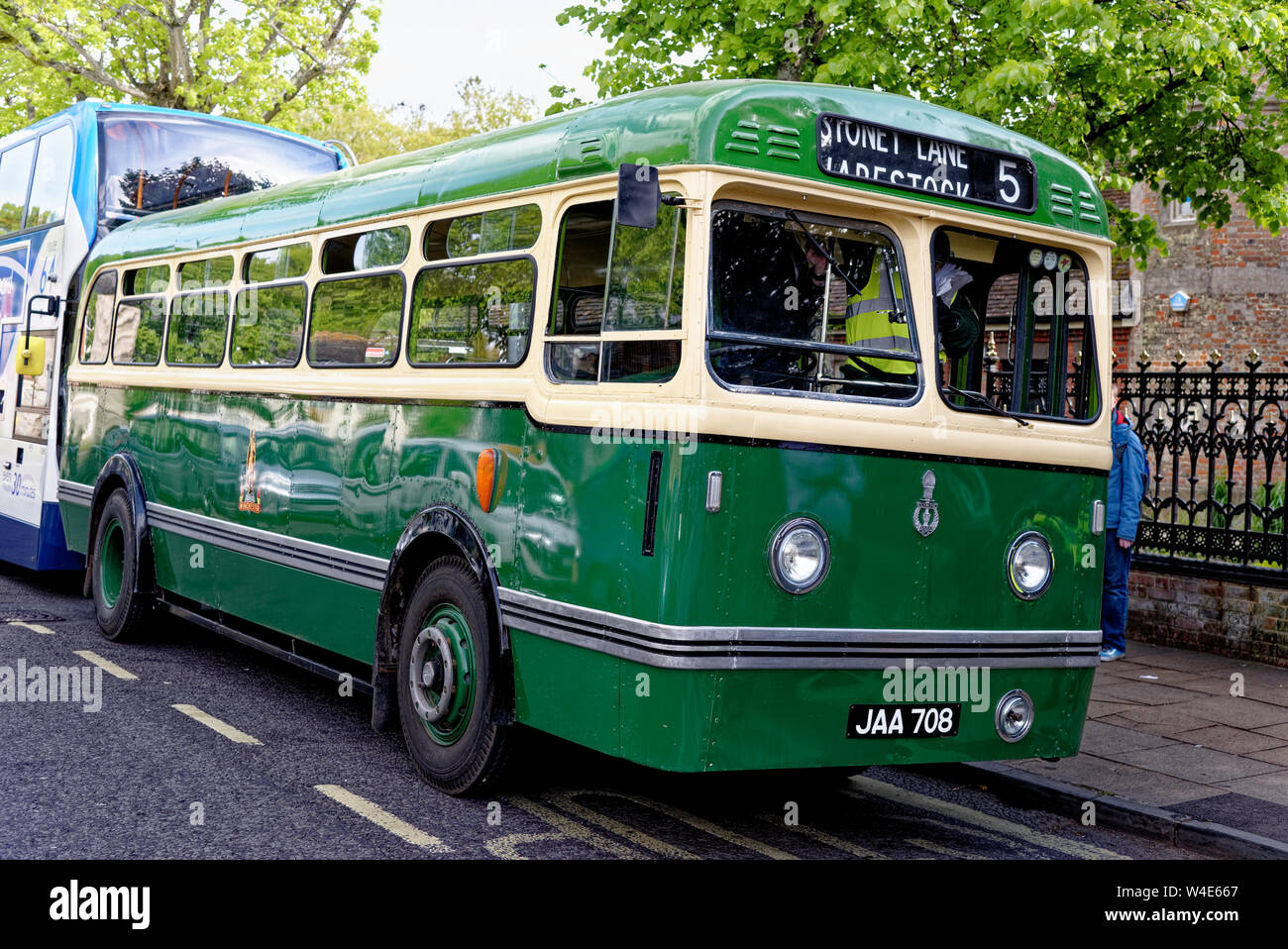 Single decker Leyland-MCW Olympic on Vintage Bus Event in Winchester ...