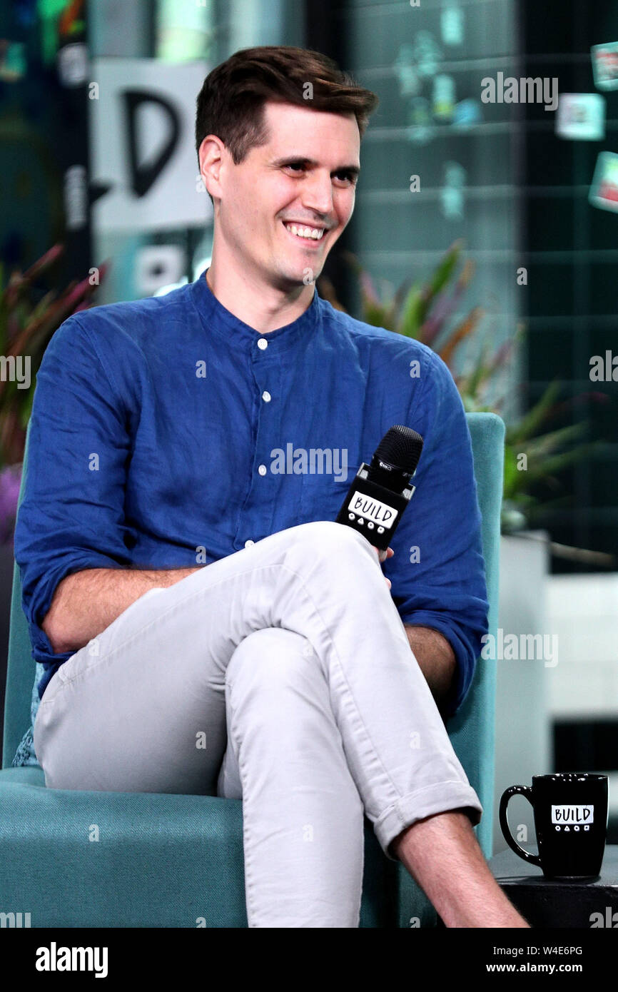 New York, USA. 22 July, 2019. John Fredrickson at the BUILD Speaker ...