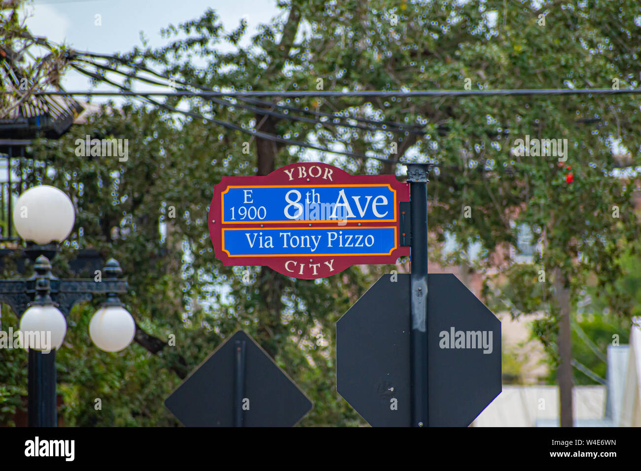 Ybor city sign tampa hi-res stock photography and images - Alamy